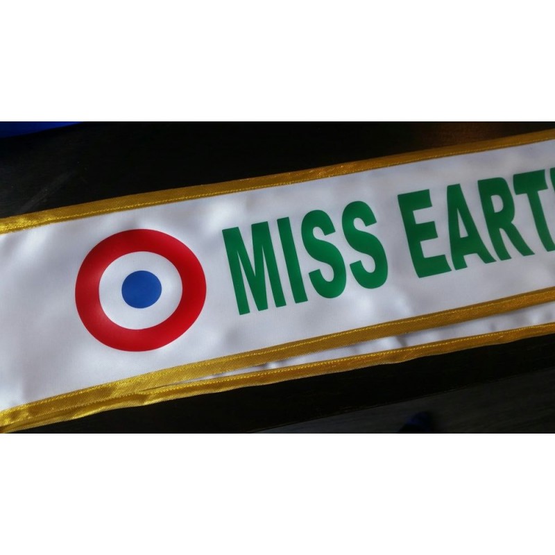 Echarpe de miss personnalisée - Envoi sous 24h